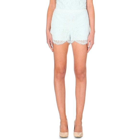 Ted Baker | Shorts | Ted Baker Azaria Lace Shorts In Light Blue Us ...